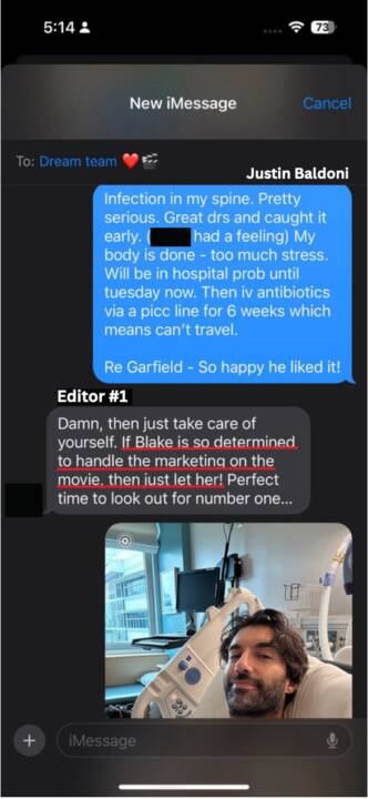 Exclusive: See Justin Baldoni’s Text Messages with His ‘It Ends with Us ...